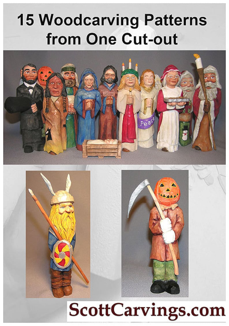 Whittling Patterns Wood Carving Patterns How to Wood Carve - Etsy Canada