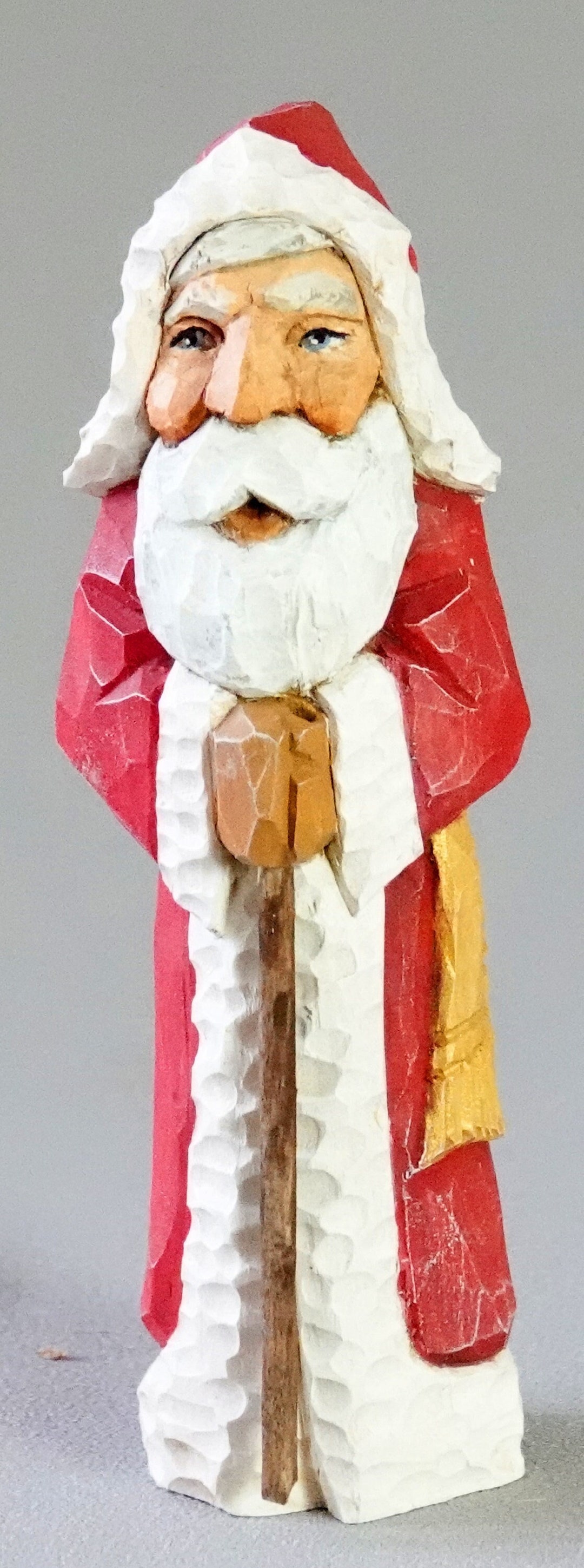 Santa Claus Wood Art, Stylized, Christmas Figure, Old World Santa ...