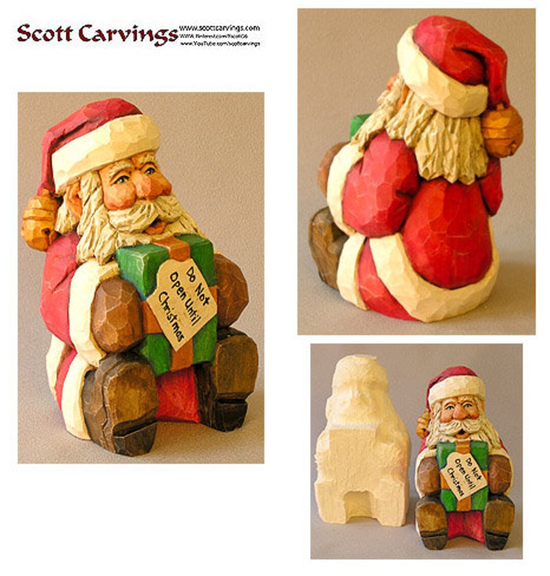 Sitting Santa Rough Out - With Color Picture to Help You Finish This ...