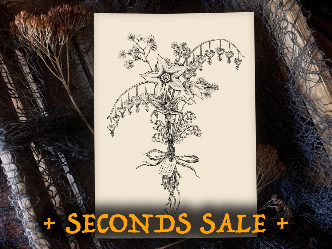 SECONDS: Poison Bouquet — B-grade Art Prints — Horror Romance — Gothic ...