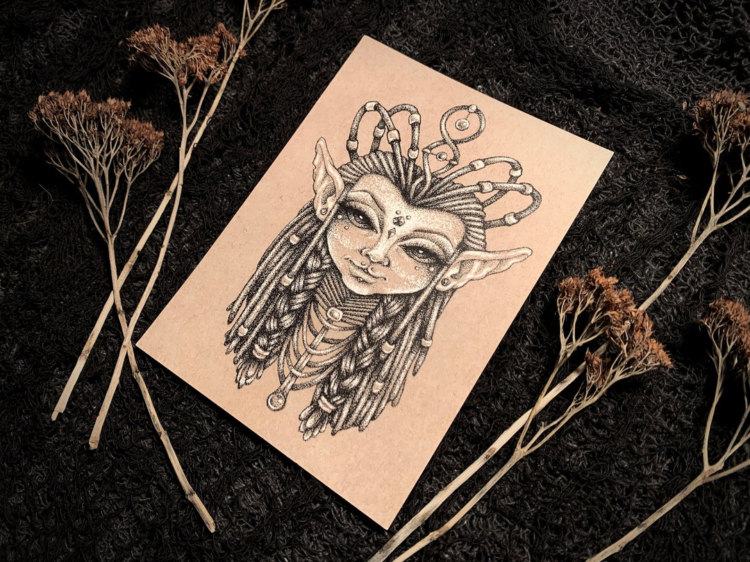 Faerie Queen — Art Print — High Fantasy Art Gift — Wood Elf ...