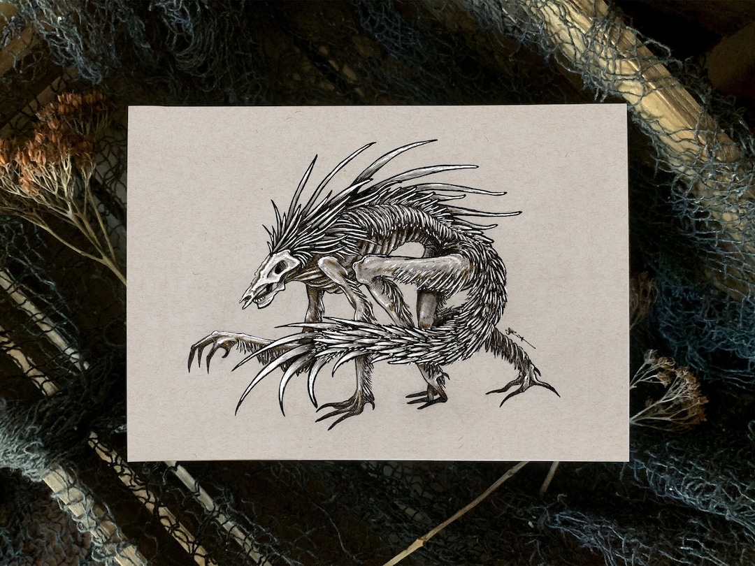 Skinwalker Art Prints Native American Folklore Illustration Navajo ...