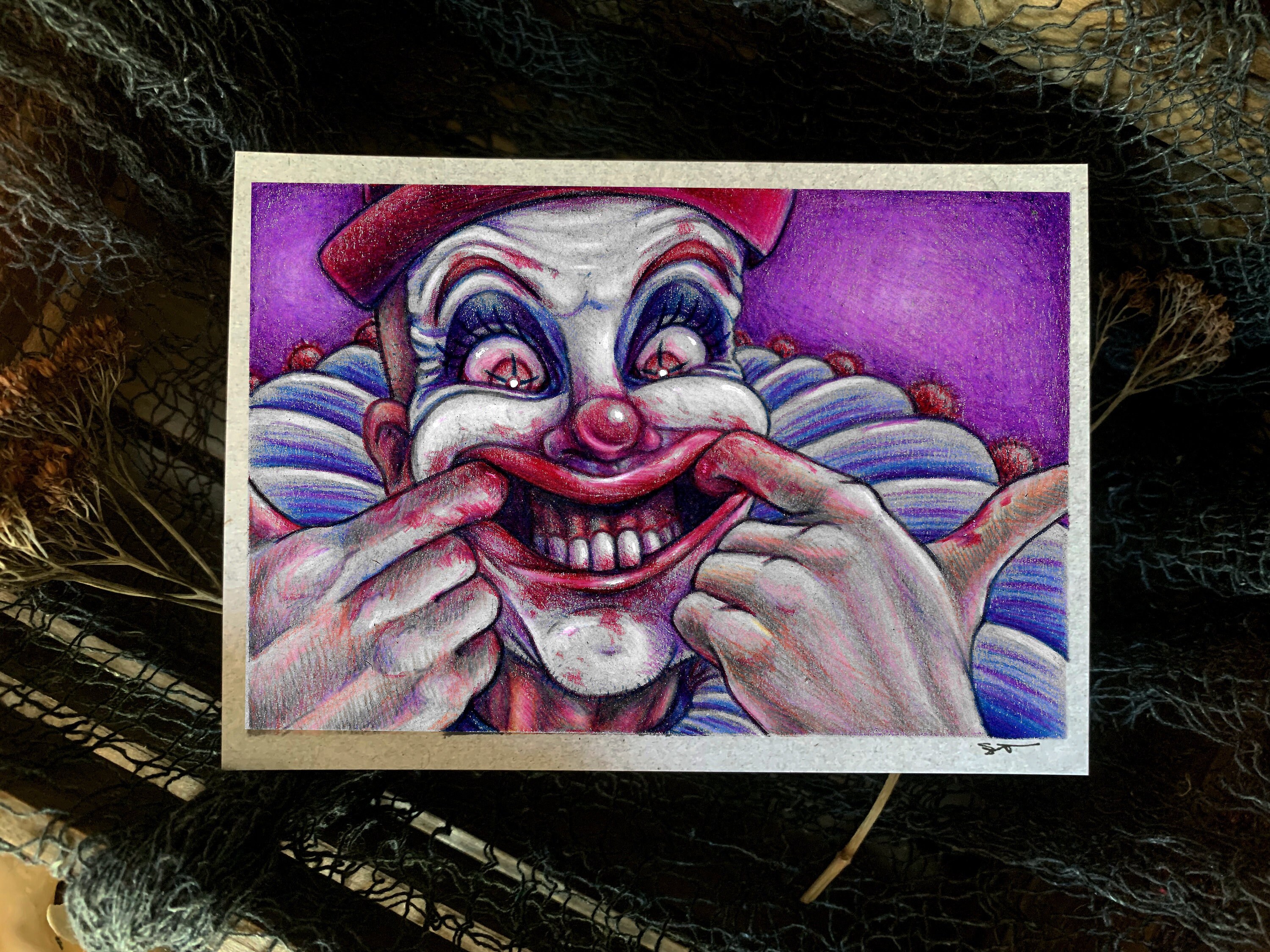 Scary Clown Paintings
