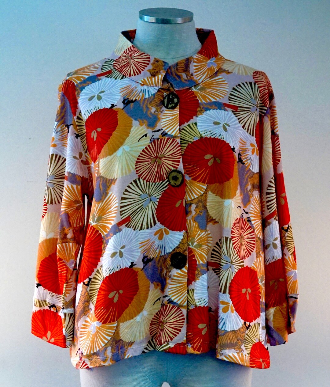 CL8-3105-C Cotton Knit Jacket Parasol Pattern - Etsy