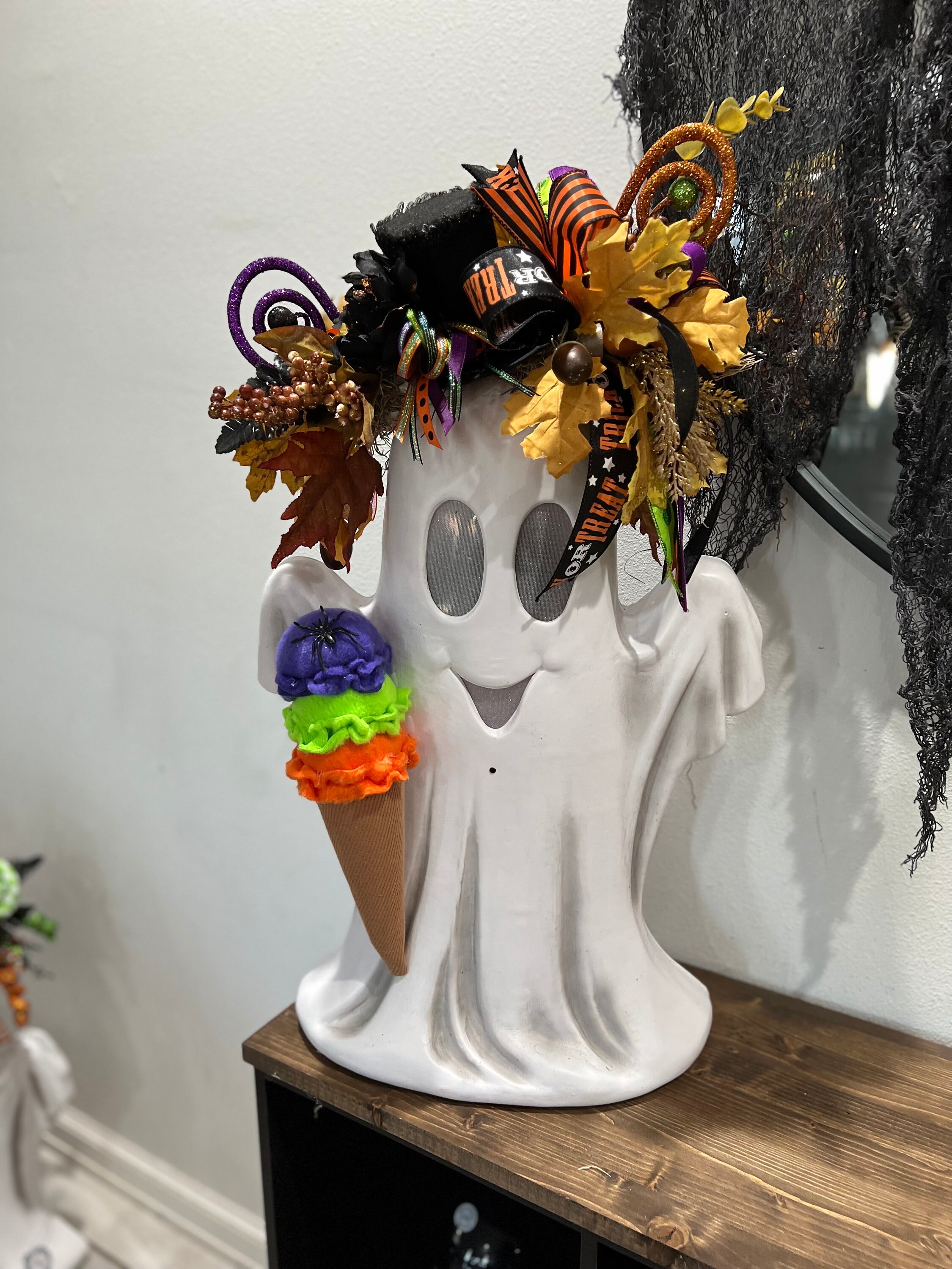 Halloween Ghost Arrangement, Ghost Arrangement, Halloween Arrangements ...