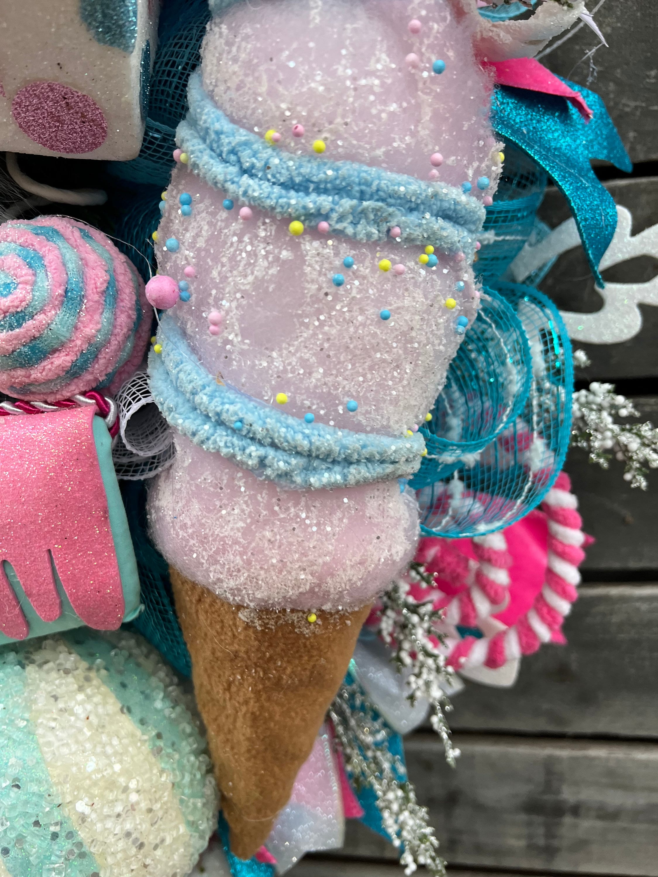 Nutcracker Christmas Wreath: Handmade Candy Land Holiday Decor - Etsy
