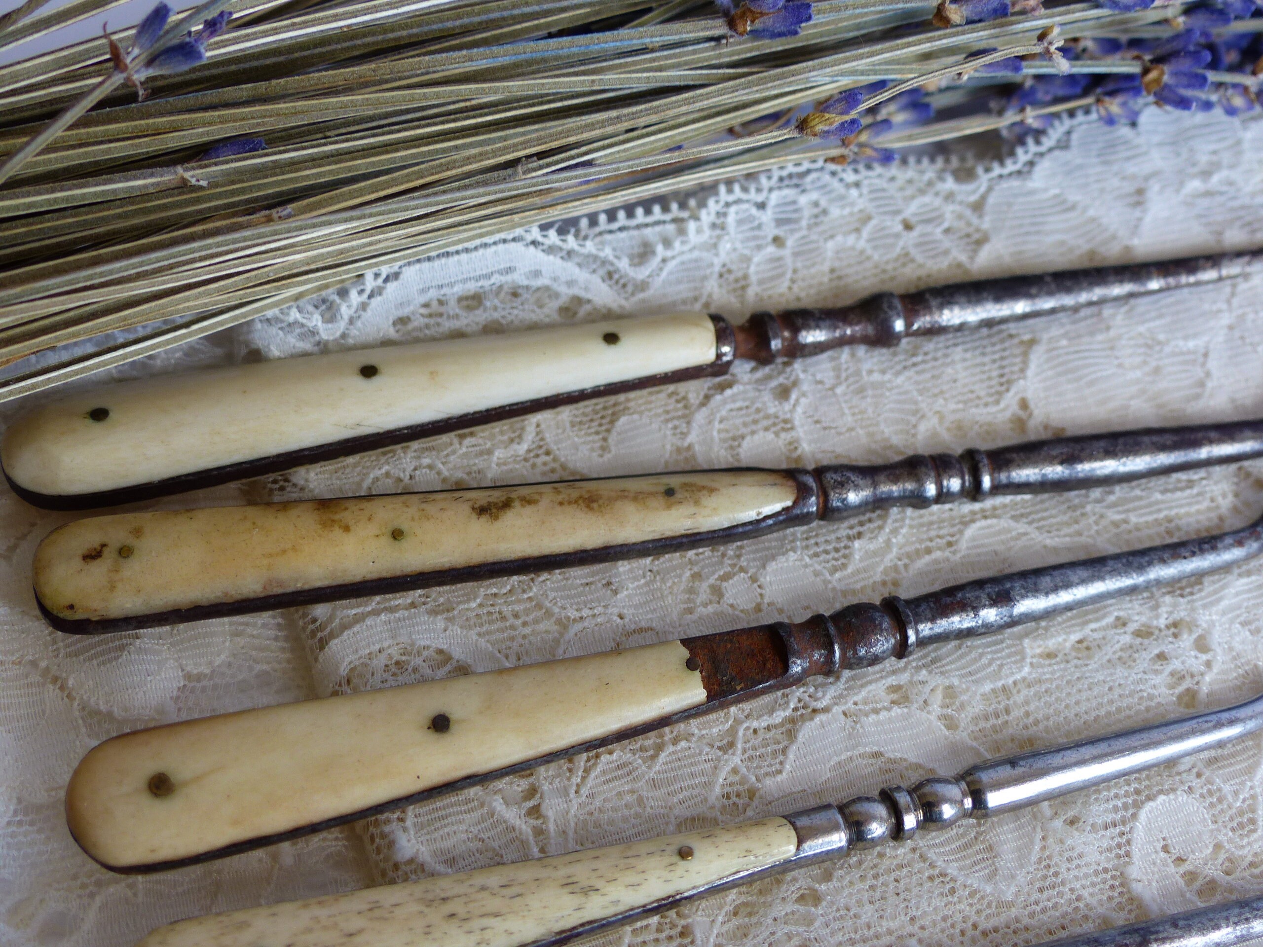 Full Set of French Antique Boot Hooks Lace up Boot Hooks | Etsy