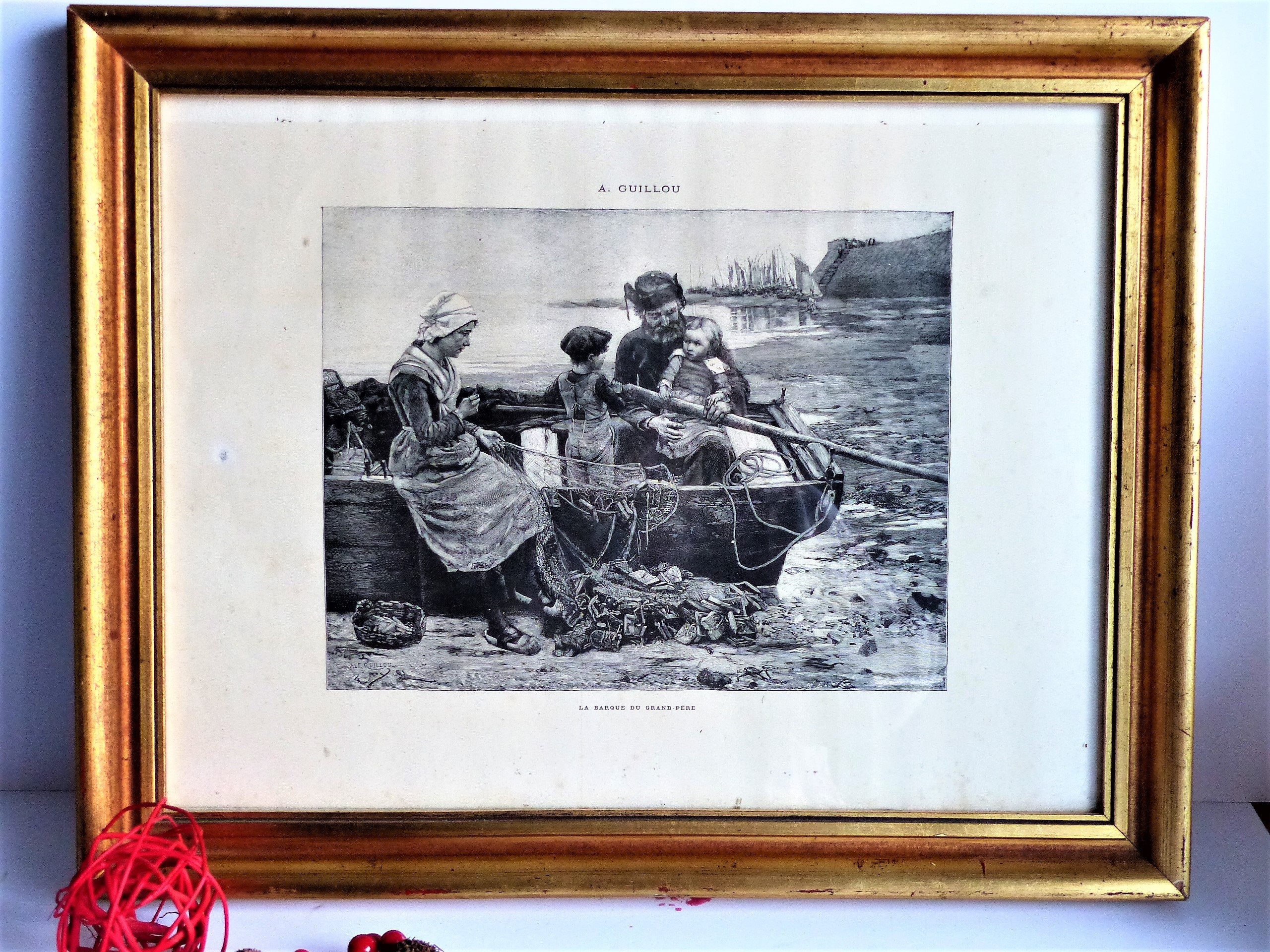 French Lithograph Print by the Famous French Artist A. - Etsy