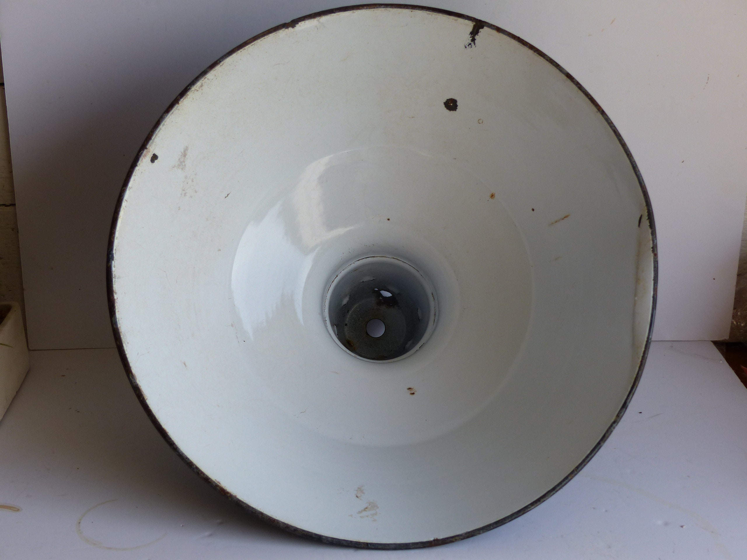 Large Industrial Lamp Shade Dark Gray Metal Industrial Lamp | Etsy