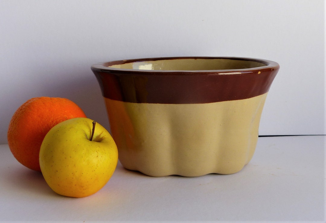 Vintage Steingut-Gelee-Form, Mousse-Form, Torten-Form, Vintage-Steingut ...
