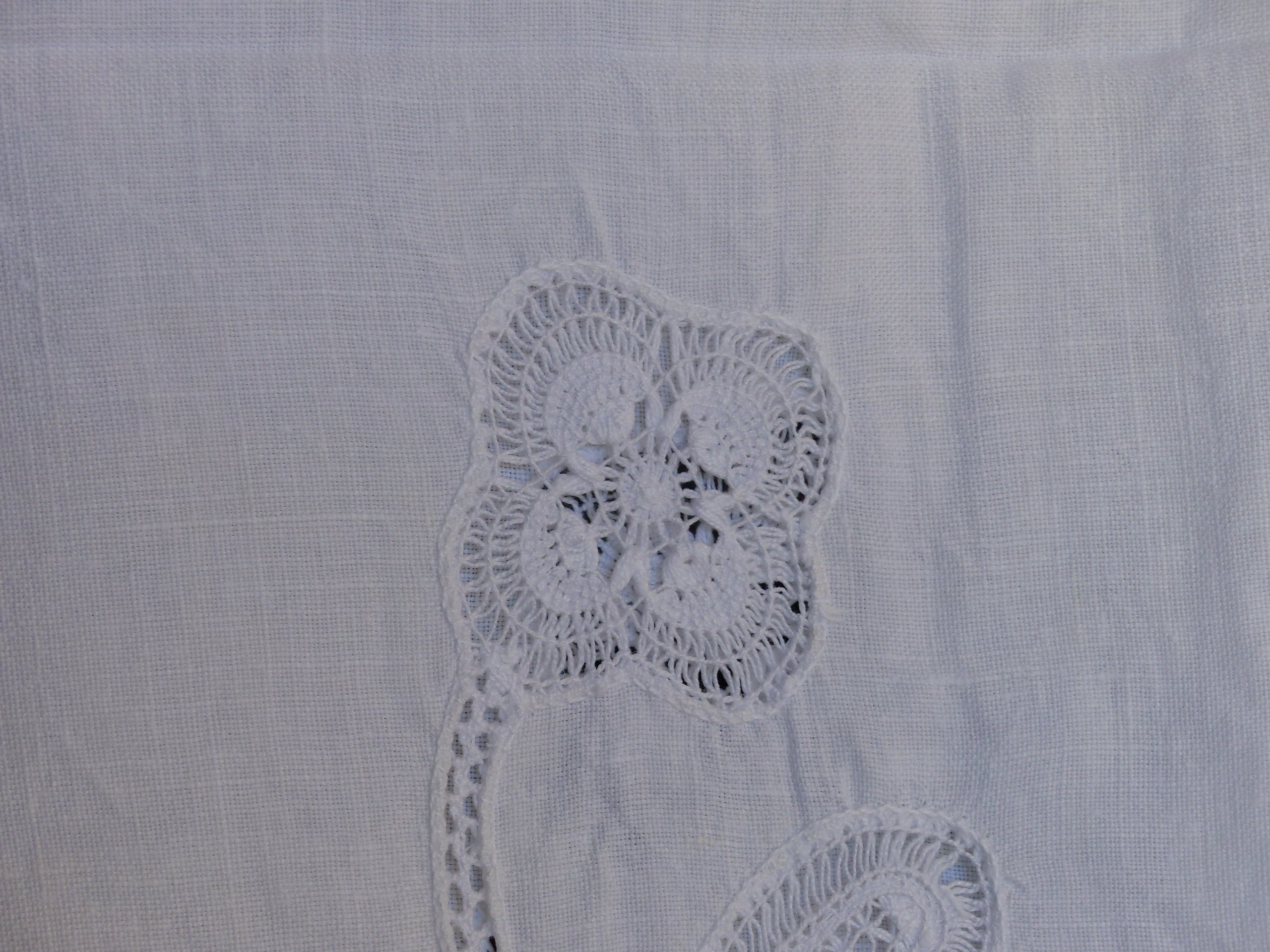 BEAUTIFUL Handmade Linen Tablecloth Handmade Table Linen | Etsy