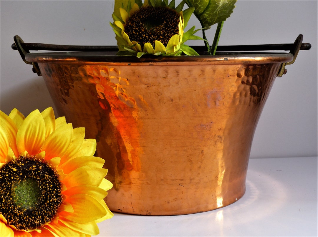 French Made Solid Copper Jam Making Pan, Copper Jelly Making Pan ...