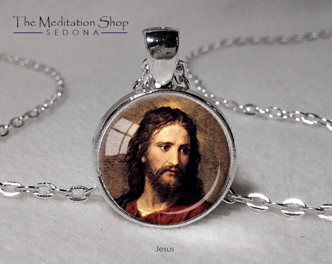JESUS PENDANT Jesus Christ Jewelry Christ Necklace Christian Pendant ...