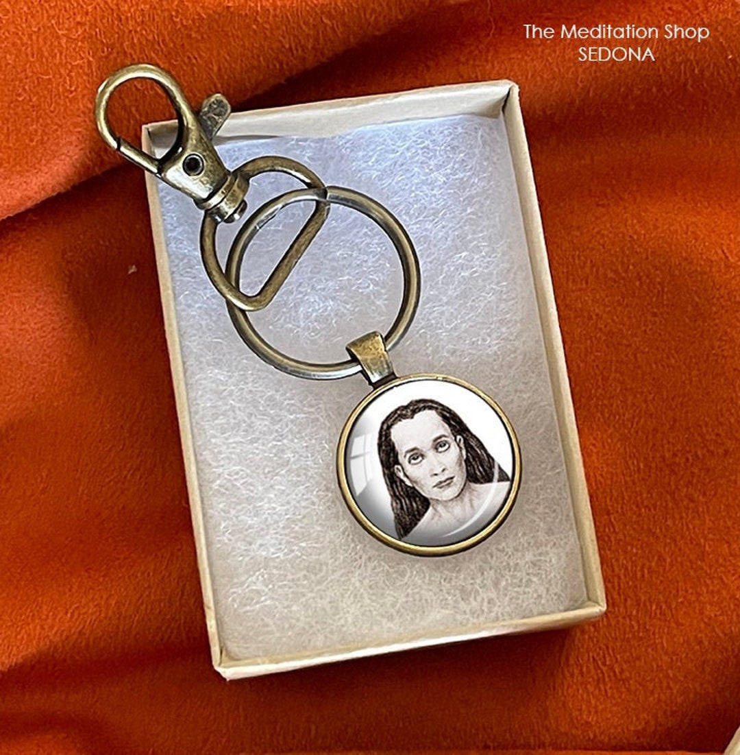 BABAJI KEY Ring Yogananda Key Fob Sri Yukteswar, Lahiri Mahasaya ...