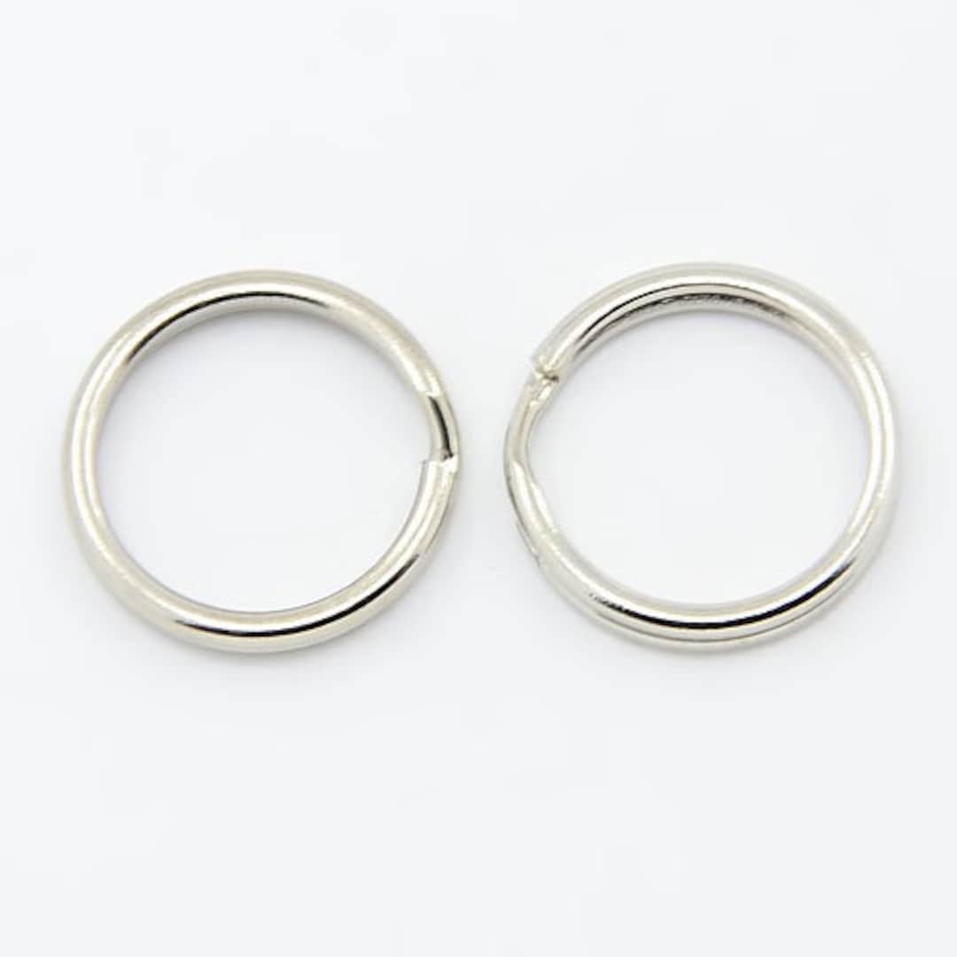 50 Pcs Split Rings 15 Mm - Small Key Rings | Key Rings | Keyrings ...