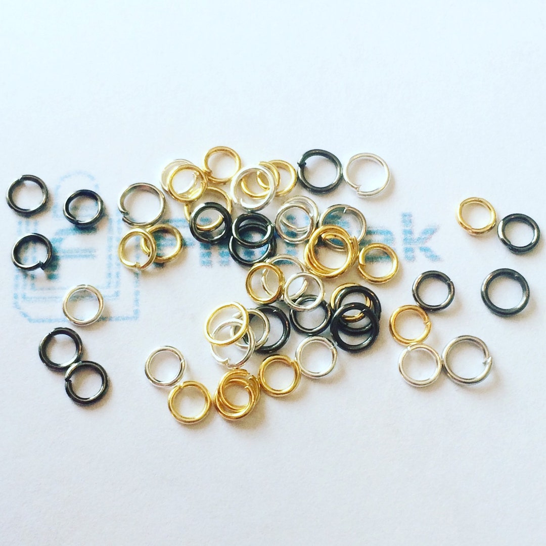 Bulk 50 Mixed Jump Rings 4mm 5 Colours Mixed Rings Jump - Etsy Denmark