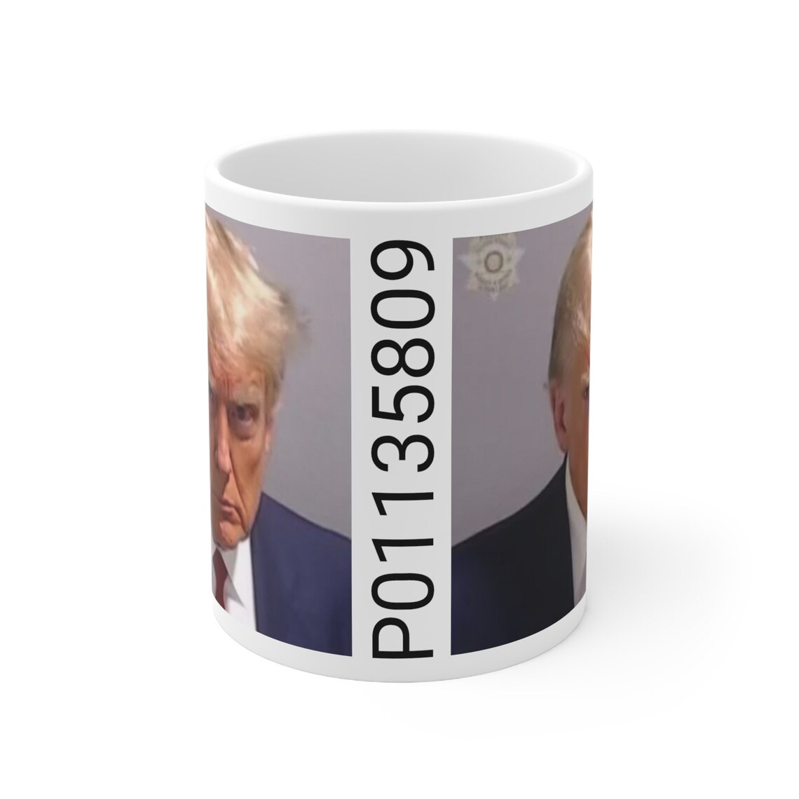 Trump Mugshot Coffee Mug With Inmate Number Ceramic Mug 11oz Official ...