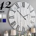 Large Wall Clock. 42 Inch. Made With Real Wood. - Etsy