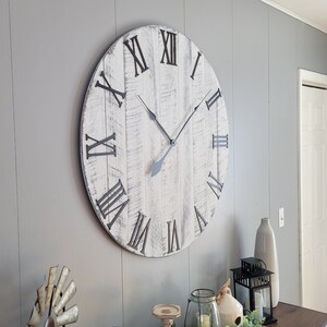Large Wall Clock. 42 Inch. Made With Real Wood. - Etsy