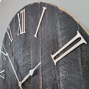 Large Wall Clock. 42 Inch. Made With Real Wood. - Etsy