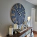 Large Wall Clock / 18" - 42" / Farmhouse Clock / Oversized Wall Clock ...