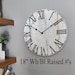 Large Wall Clock / 18 42 / Farmhouse Clock / - Etsy