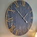 Large Wall Clock / 18" - 42" / Farmhouse Clock / Oversized Wall Clock ...