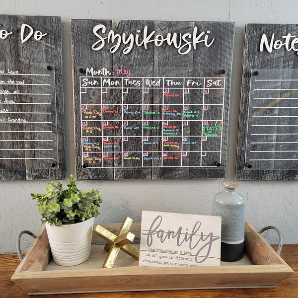 Chalkboard Calendar - Etsy