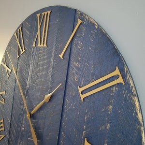 Large Wall Clock / 18" - 42" / Farmhouse Clock / Oversized Wall Clock ...