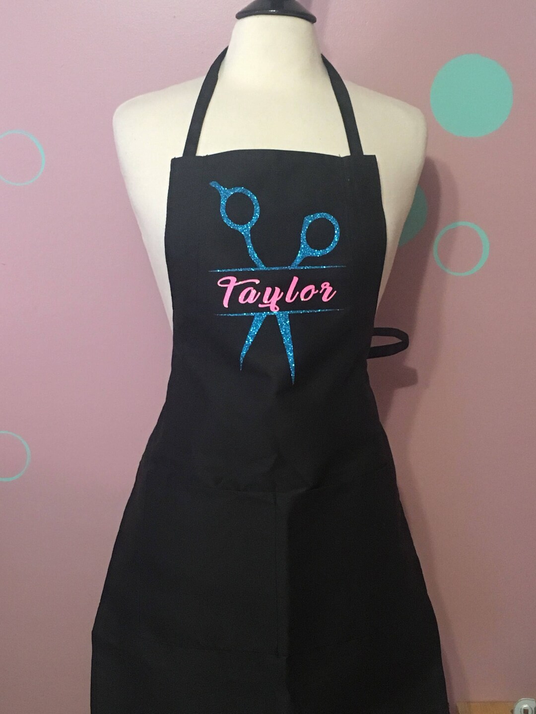 Monogram Beautician Apron With Two Front Pockets - Etsy