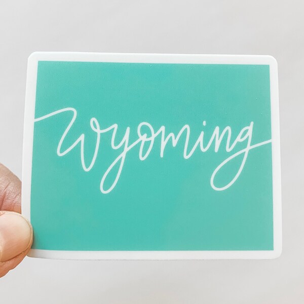 Wyoming State Map - Etsy