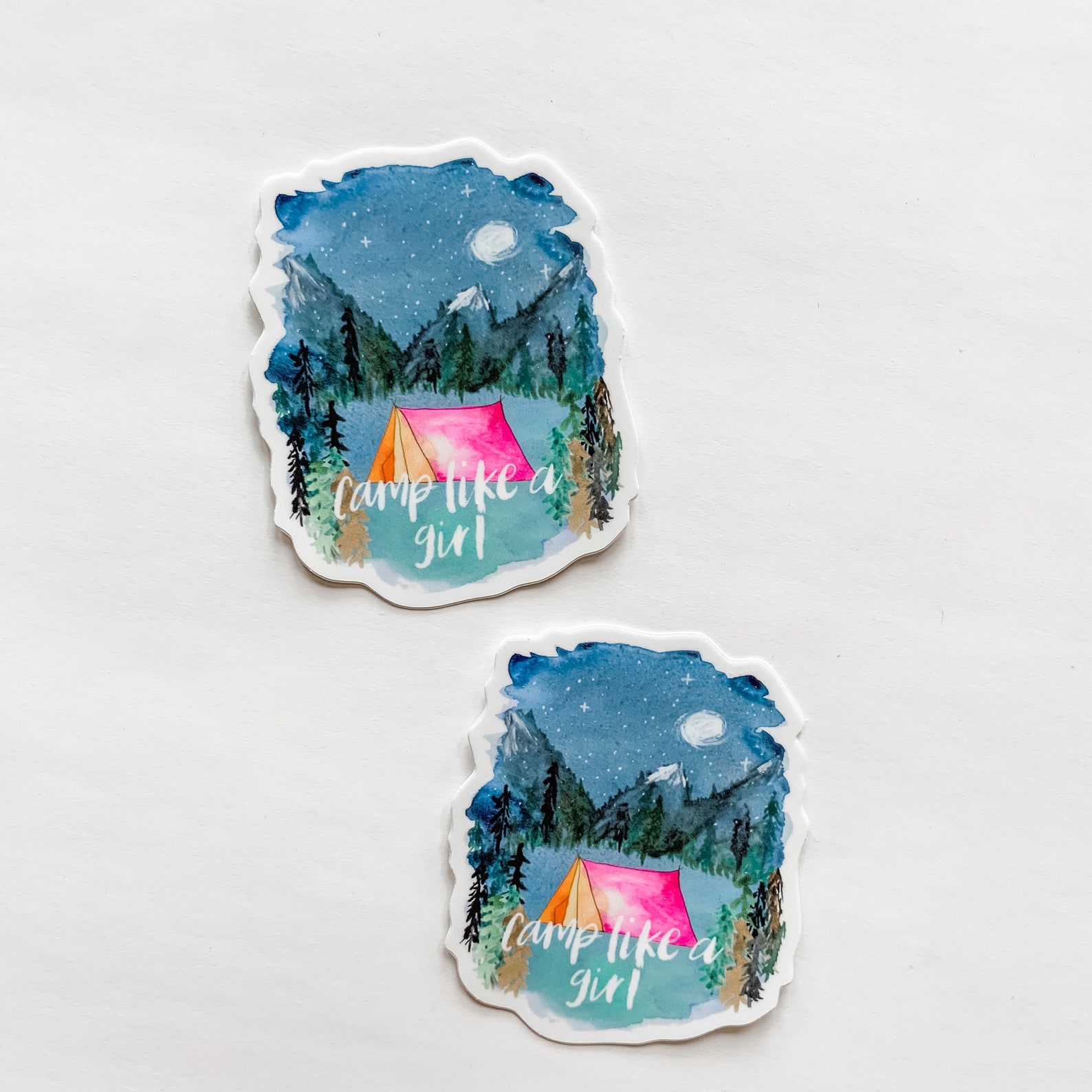 Camp Like A Girl Sticker Decal Vinyl RV Decal Car Decal - Etsy