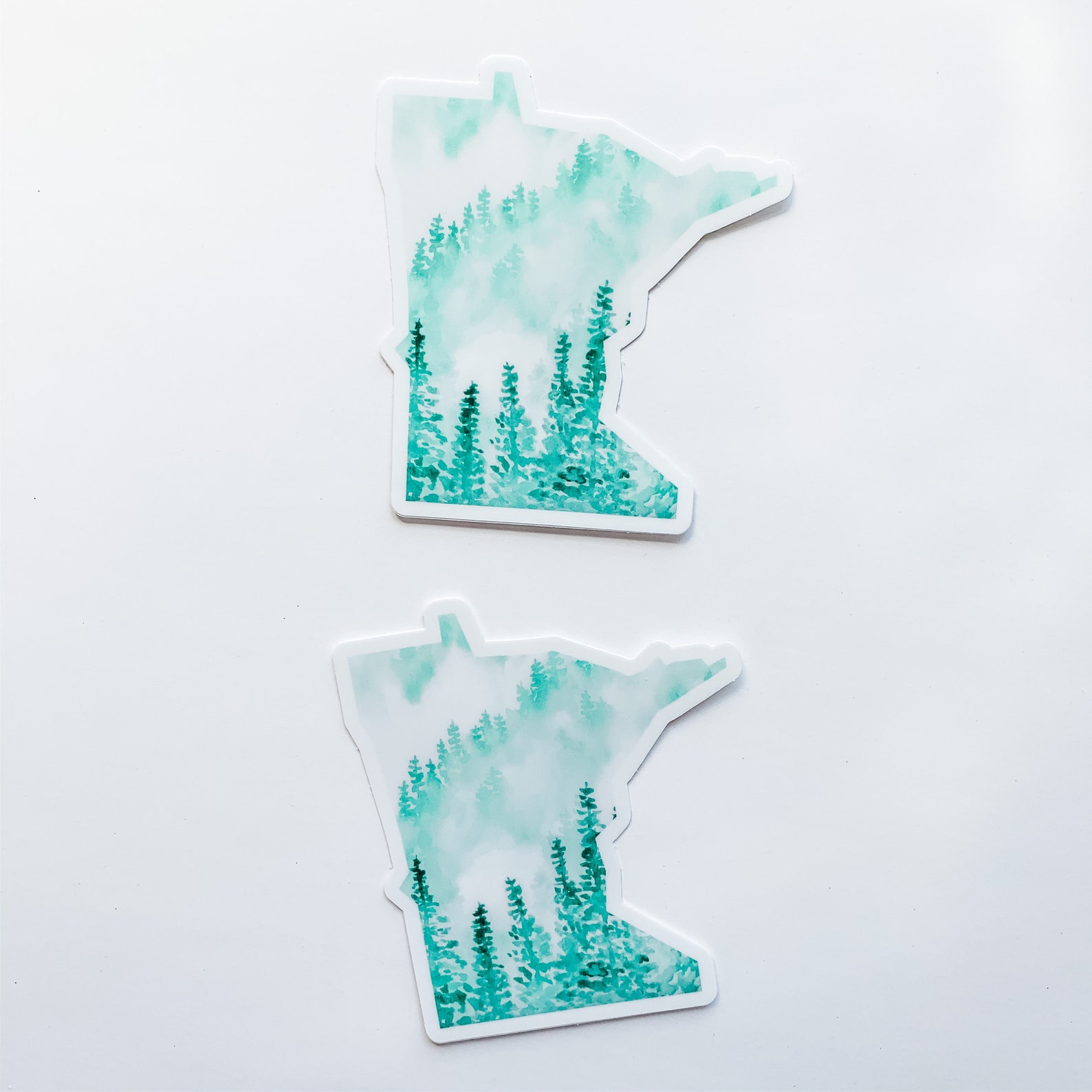 Minnesota State Forest Green Sticker Decal vinyl RV decal | Etsy