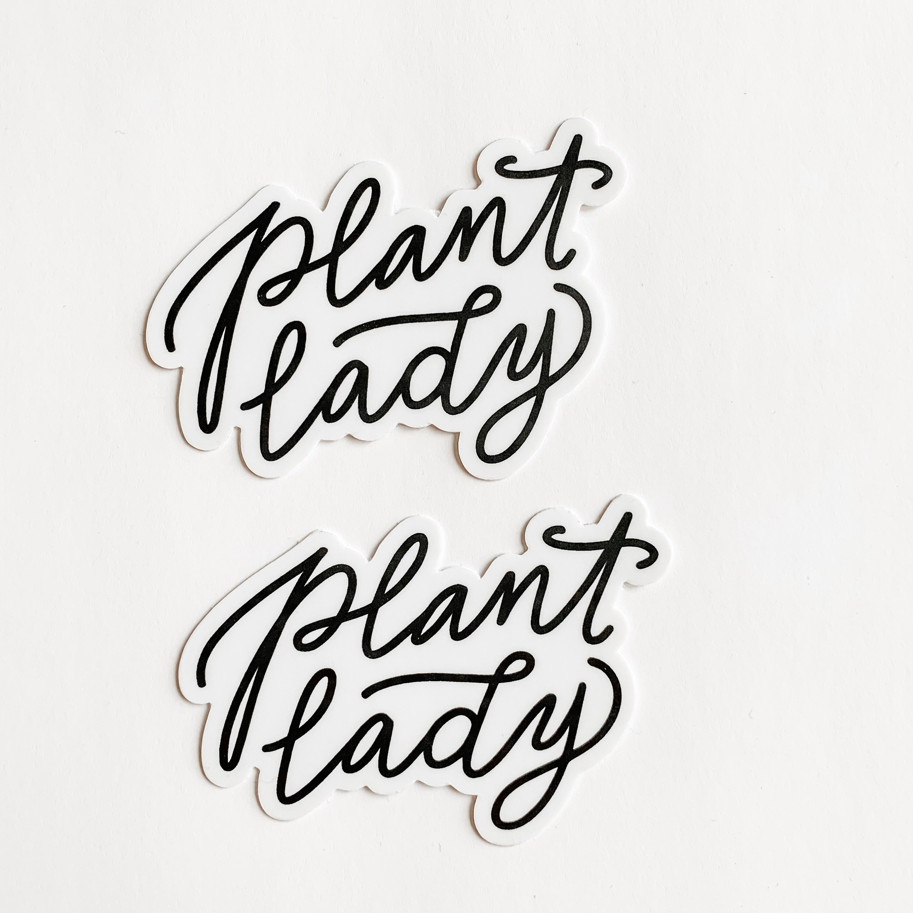 Plant Lady Sticker Decal Hand Lettered Vinyl RV Car Laptop - Etsy