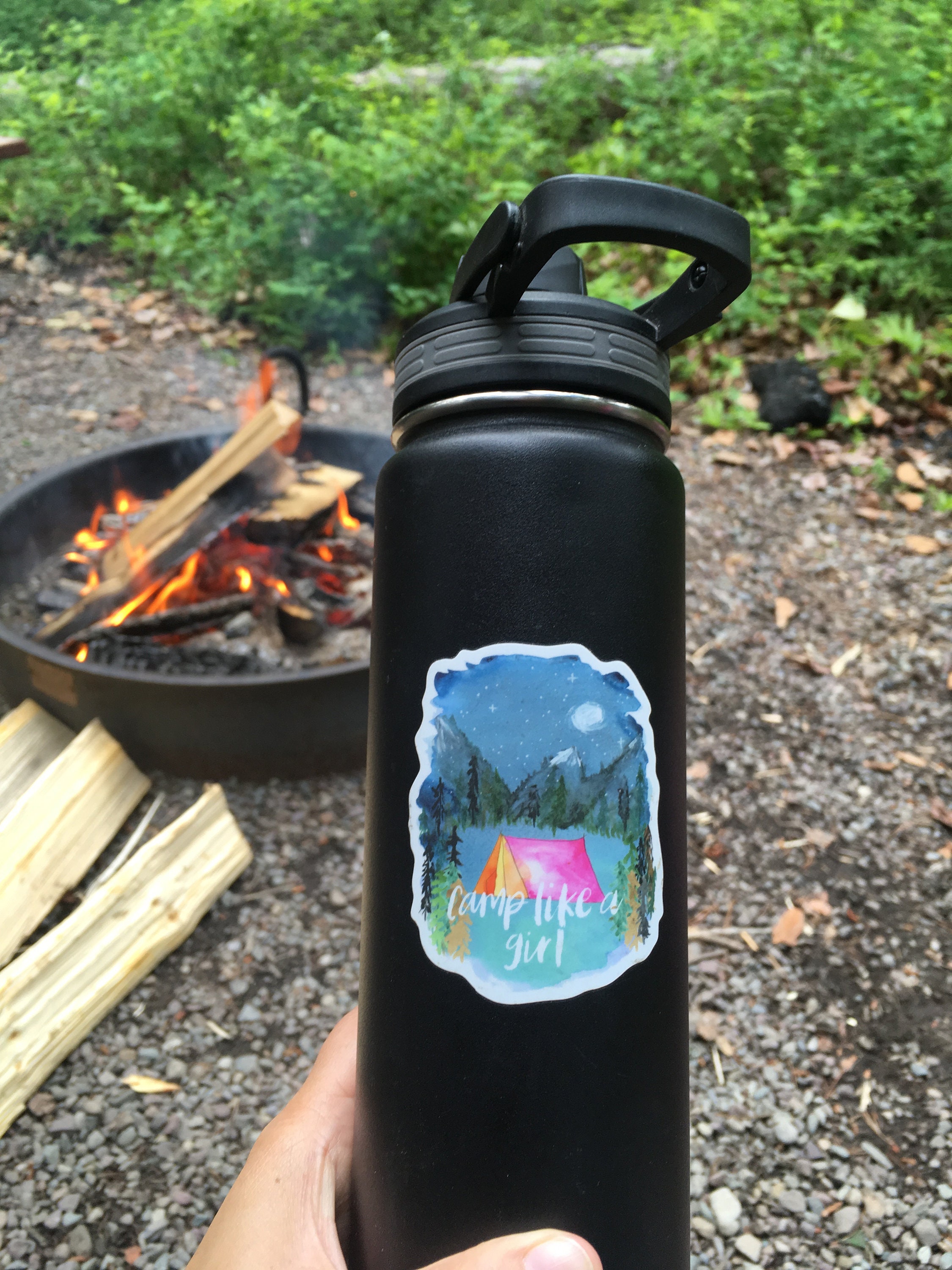 Camp Like A Girl Sticker Decal Vinyl RV Decal Car Decal - Etsy