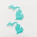 Michigan State Home Mint Green Sticker Decal Vinyl, RV Car Laptop ...