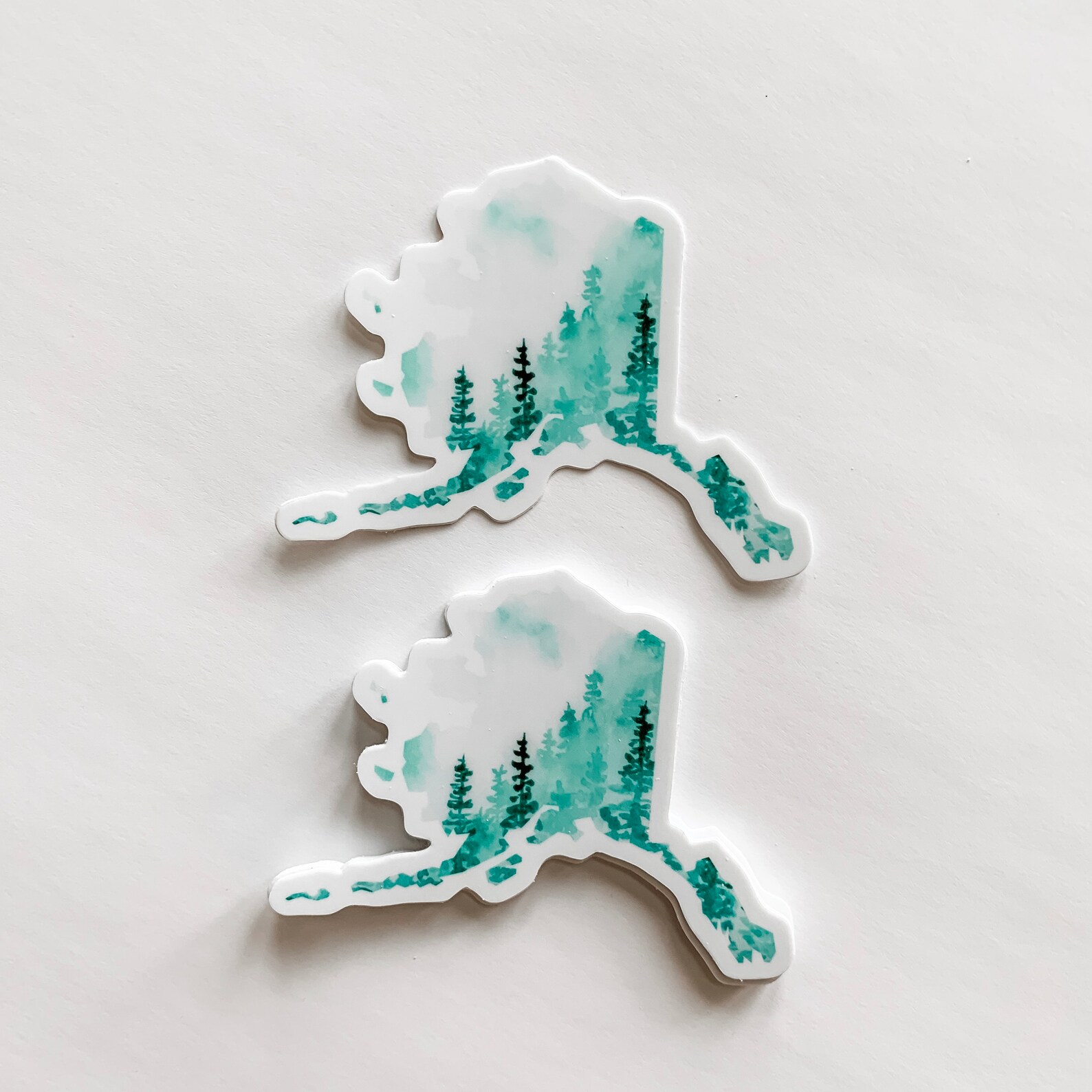 Alaska State Forest Green Sticker Decal Vinyl RV Car Laptop | Etsy