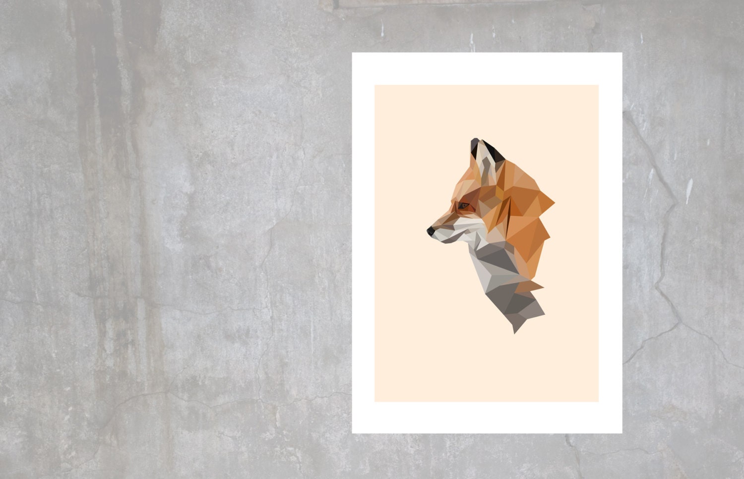 Fox Poster, A3 - Etsy Denmark