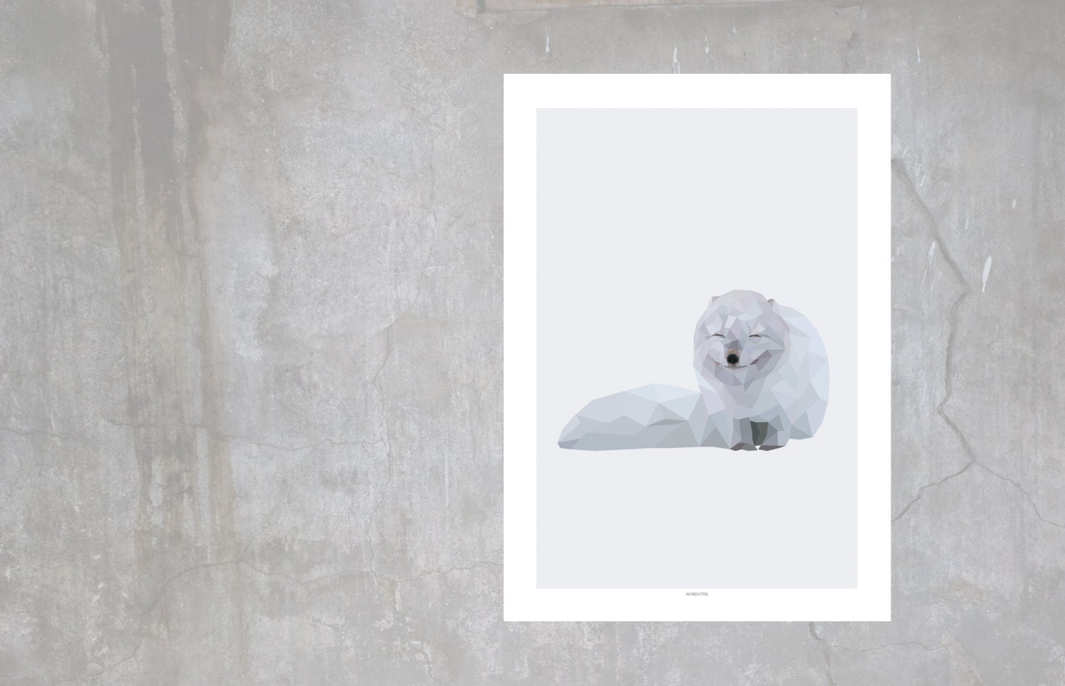Arctic Fox Poster - Etsy