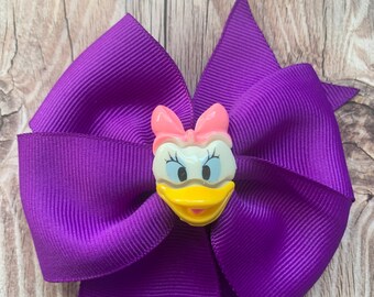Daisy Duck Hair Bow Donald Duck Girlfriend Hair Clip Disney - Etsy