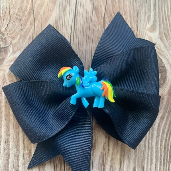 Rainbow Dash Bows - Etsy