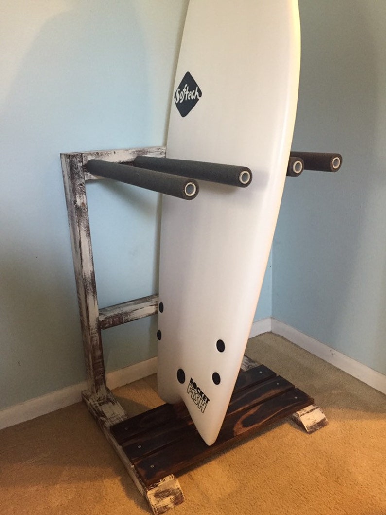 Beachy Distressed VERTICAL Surfboard Rack - Etsy