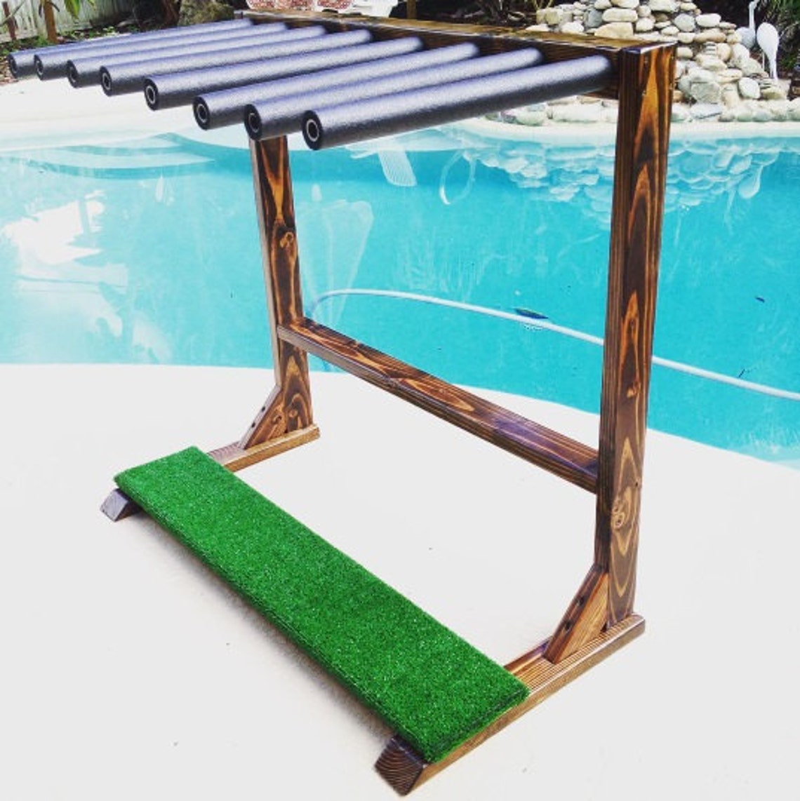 Grass Patch Vertical Surfboard Rack (stained) - Etsy
