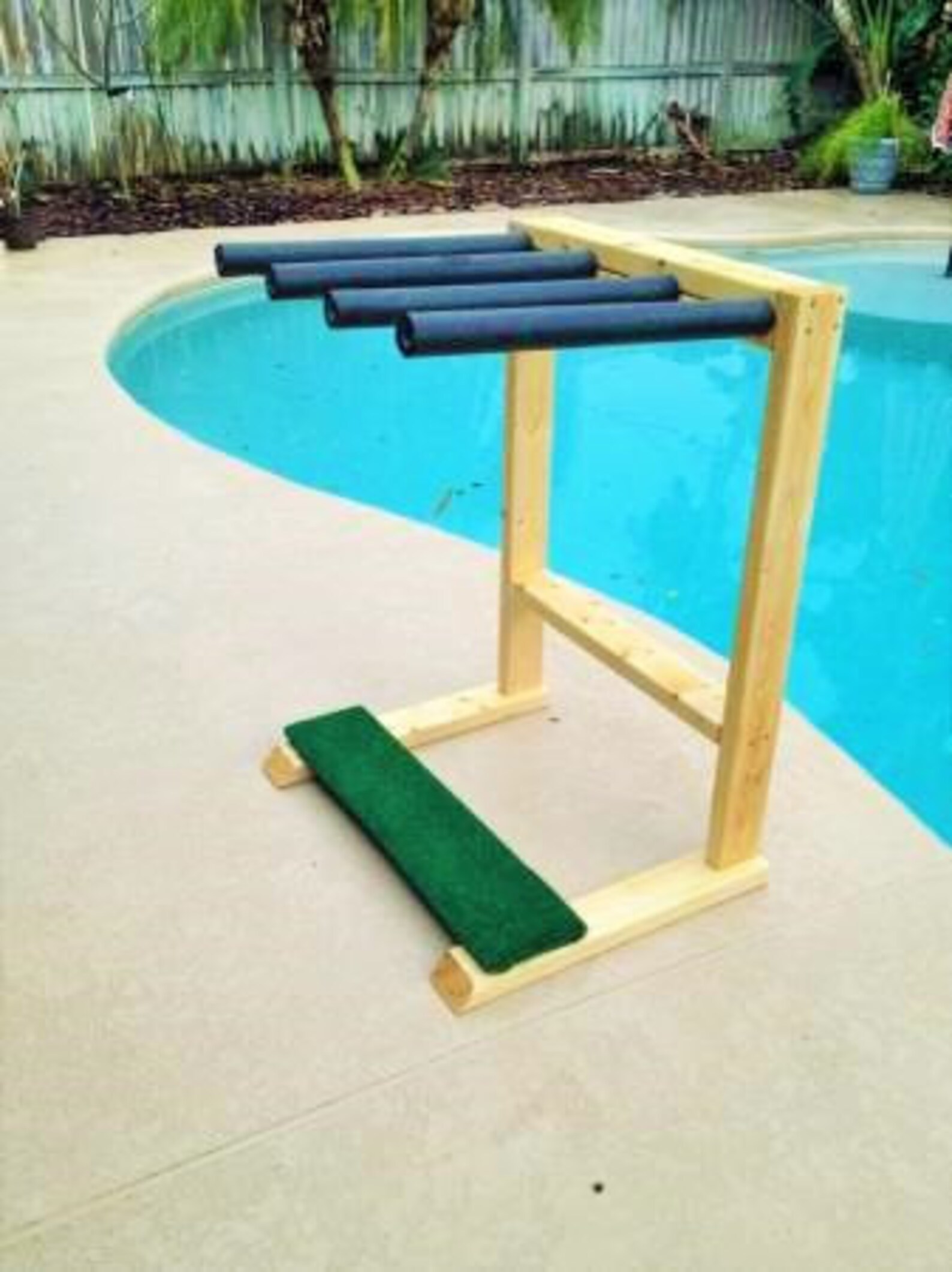 Grass Turf Base Vertical Surfboard Rack (natural/unstained) - Etsy