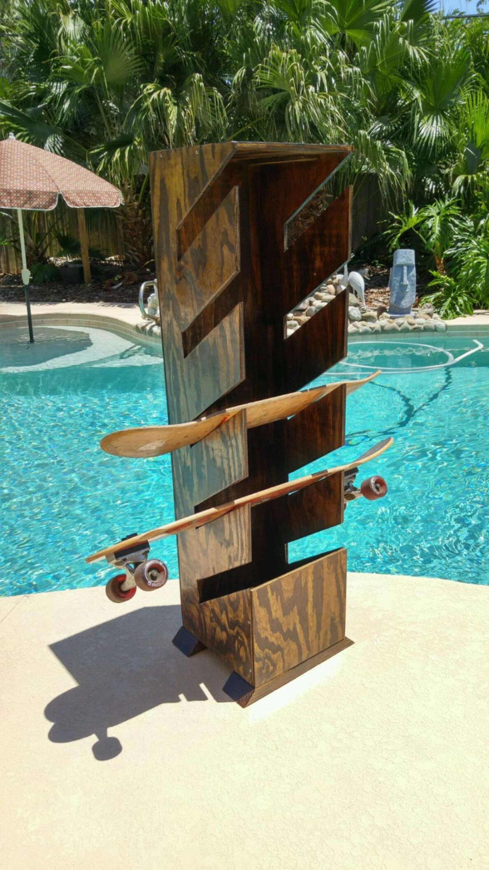 Skateboard Rack/shelf Storage snowboard, Wakeboard - Etsy