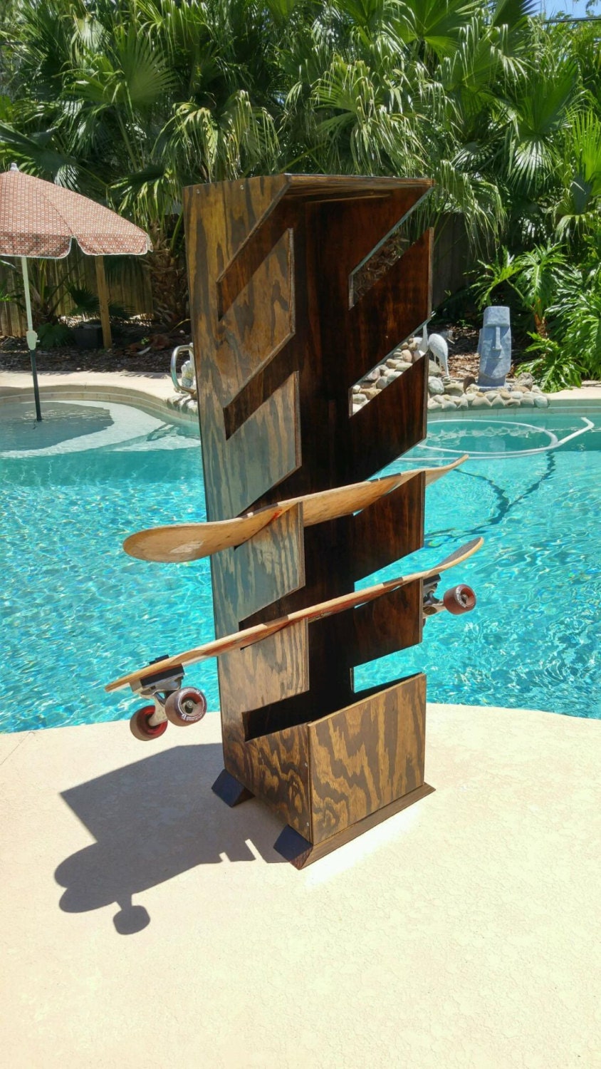 Skateboard Rack/shelf Storage snowboard, Wakeboard - Etsy