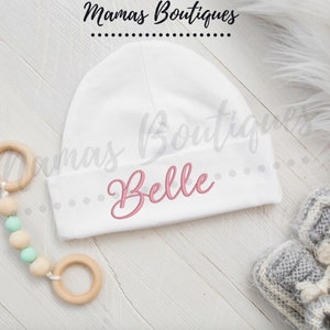 Personalized Baby Beanie - Embroidered Baby Hat - Newborn Personalized ...