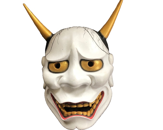 Great Devil God Japanese Noh Mask | Daikijin | Hand Carved Hand Painted ...
