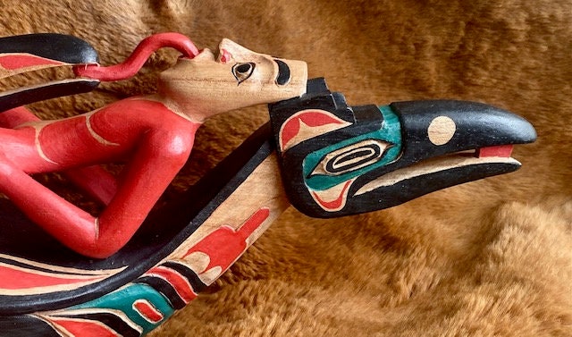 Raven Afterlife Rattle | Pacific Northwest Native American Tlingit ...