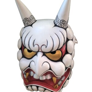 Great Devil God Noh Mask | Daikijin Japanese Theater Mask | Hand Carved ...